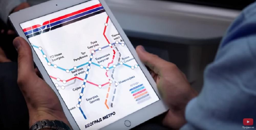 Okićena trasa budućeg beogradskog metroa - Njuz.net